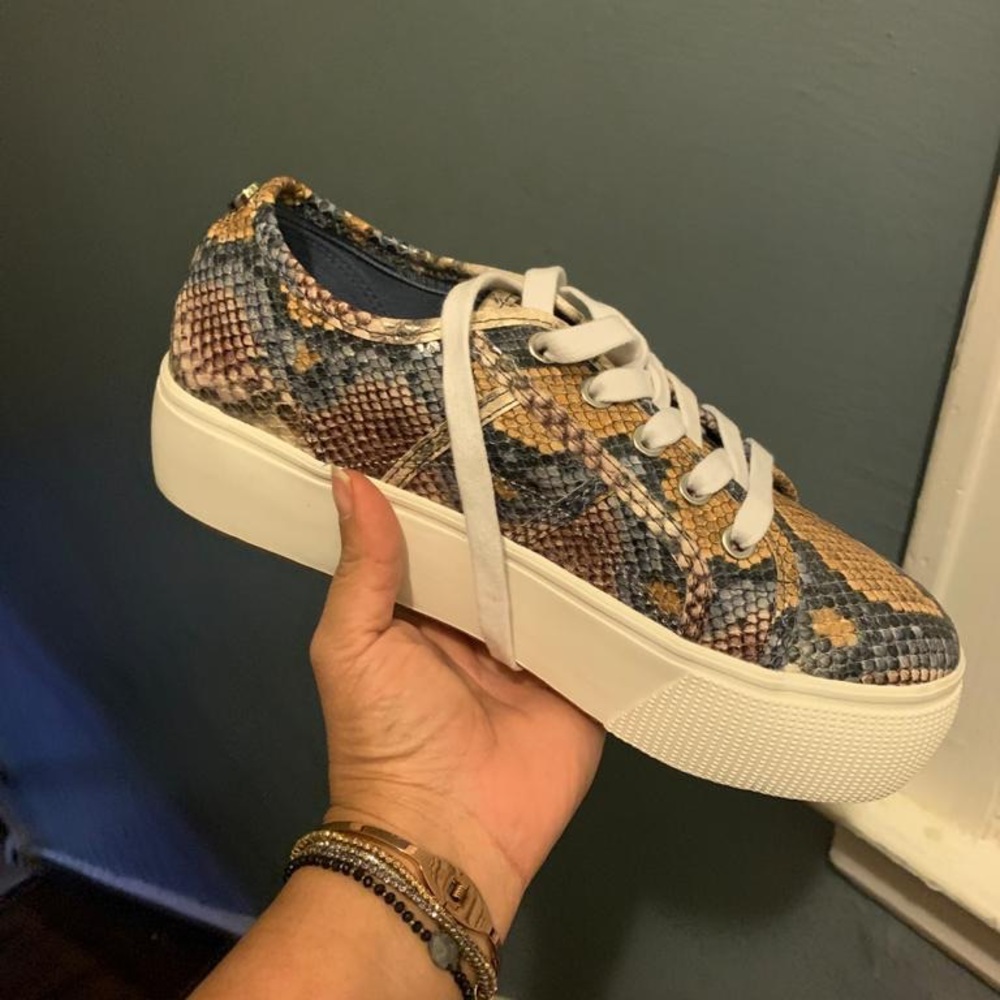 Steve Madden Snake Print Shoes - Gem